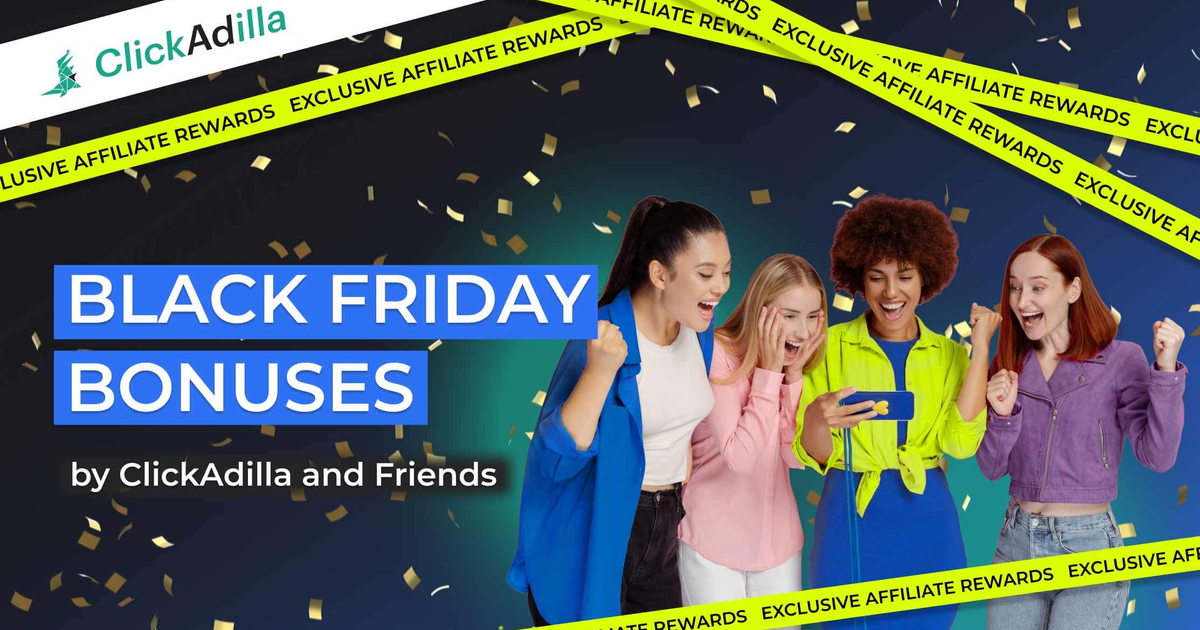 Black Friday bonuses from ClickAdilla & Partners | ClickAdilla AD Network